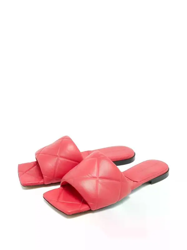 Bottega Veneta Lido Quilted Leather Slides