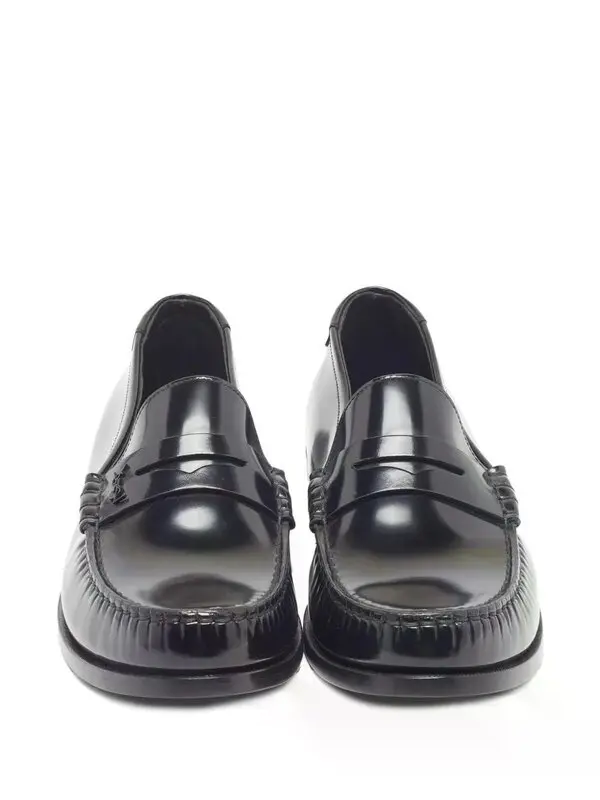 Saint Laurent Leather Penny Loafers