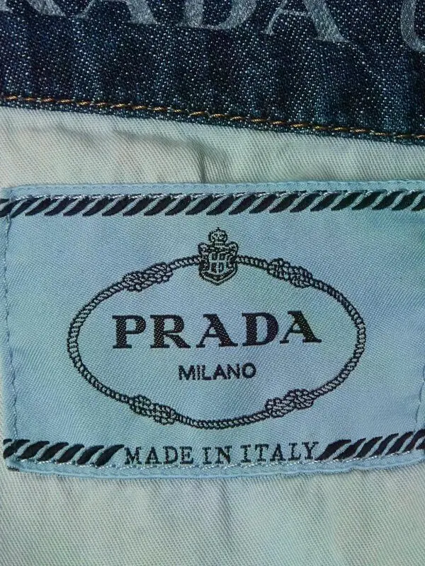 Prada Belted Straight-leg Jeans
