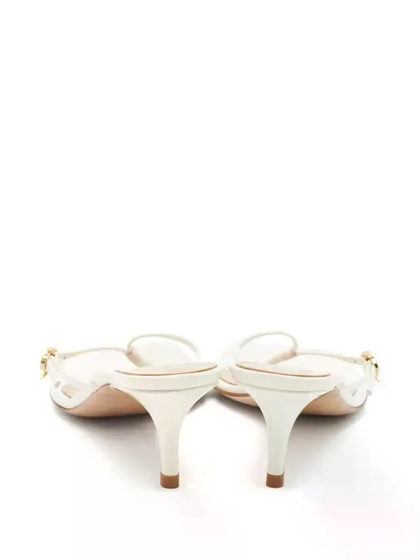 GIANVITO ROSSI Leather Sandals With Buckle Strap