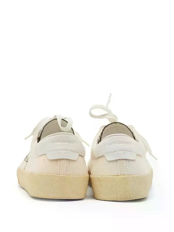 Saint Laurent Court Classic Embroidered Sneakers