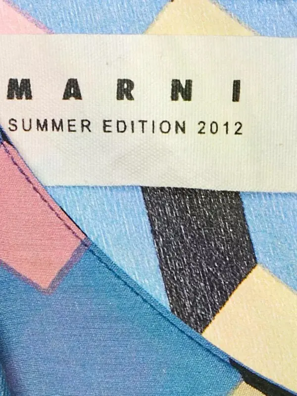 Marni Geometric Print Mini Dress
