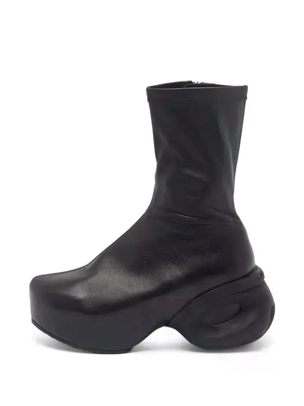 Givenchy G Clog Leather Ankle Boots