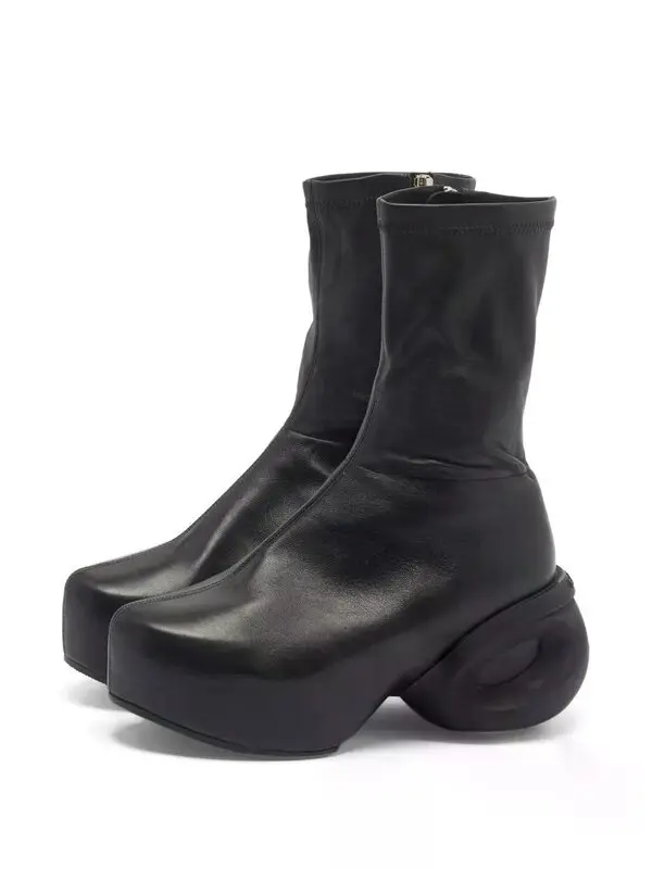 Givenchy G Clog Leather Ankle Boots