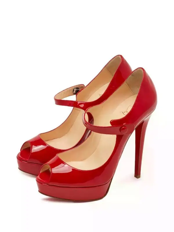 CHRISTIAN LOUBOUTIN Zeppa Mary Jane Platform Pumps