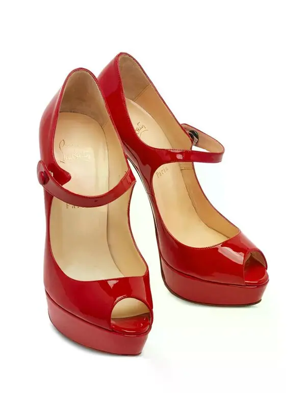 CHRISTIAN LOUBOUTIN Zeppa Mary Jane Platform Pumps