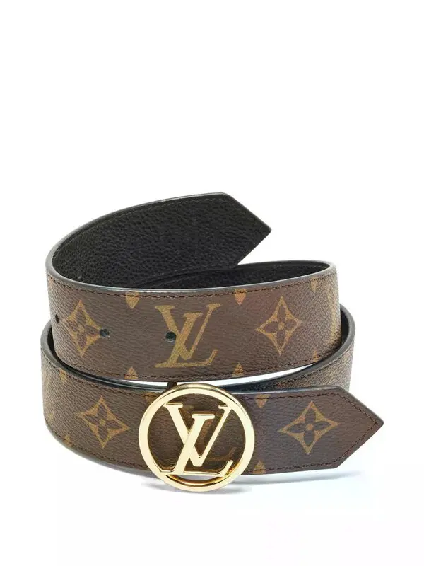 LOUIS VUITTON Circle Monogram Belt - Brown