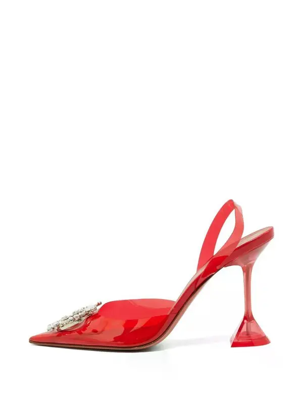 Amina Muaddi Begum Crystal-embellished Pumps