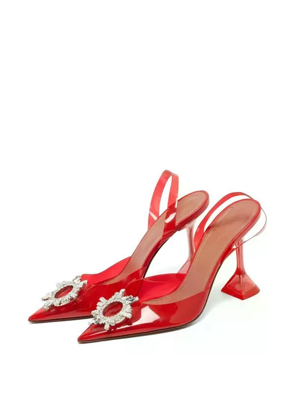 Amina Muaddi Begum Crystal-embellished Pumps