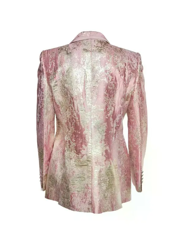 Dolce & Gabbana Metallic Jacquard Double-breasted Jacket