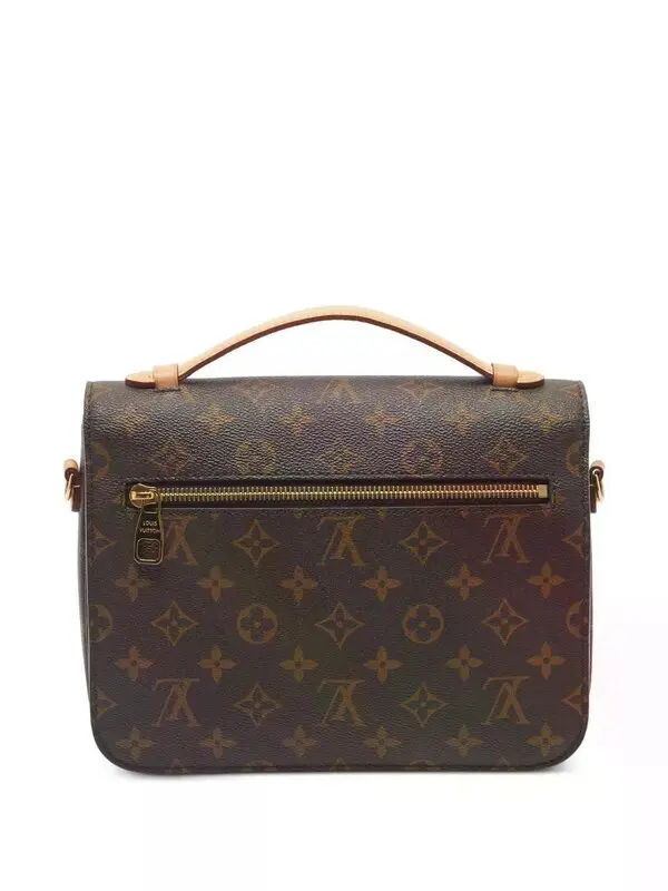 LOUIS VUITTON Pochette Metis Monogram Handbag - Brown