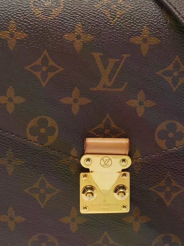 LOUIS VUITTON Pochette Metis Monogram Handbag - Brown