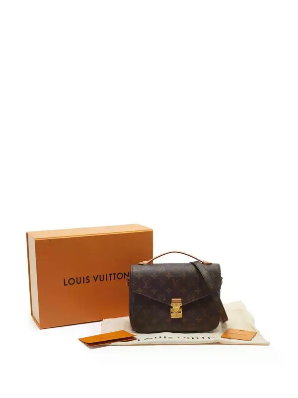 LOUIS VUITTON Pochette Metis Monogram Handbag - Brown