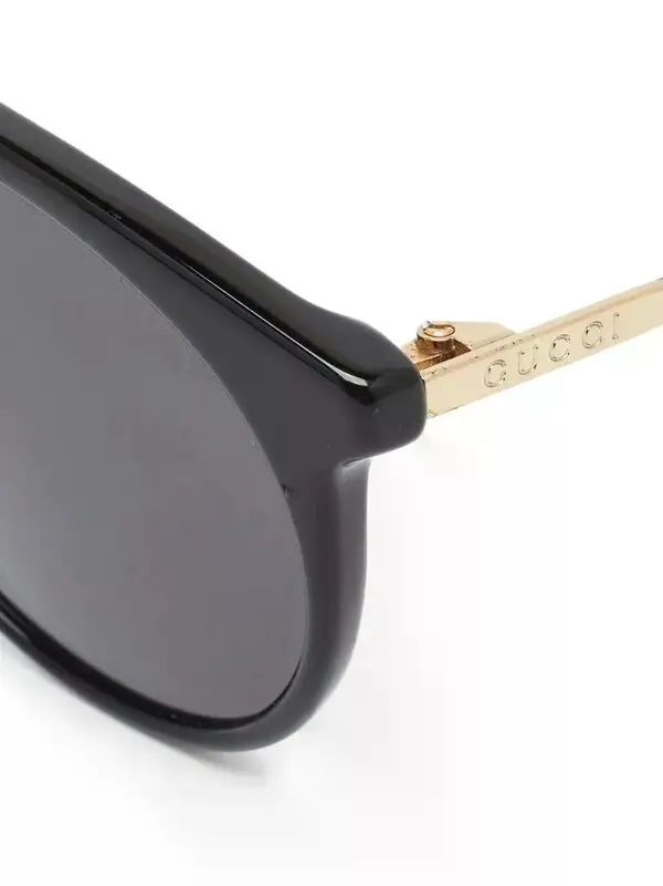 Gucci Round-frame Sunglasses - Black