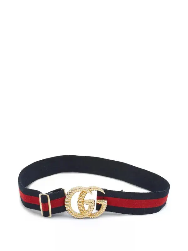 Gucci Gg Marmont Torchon Belt - Black