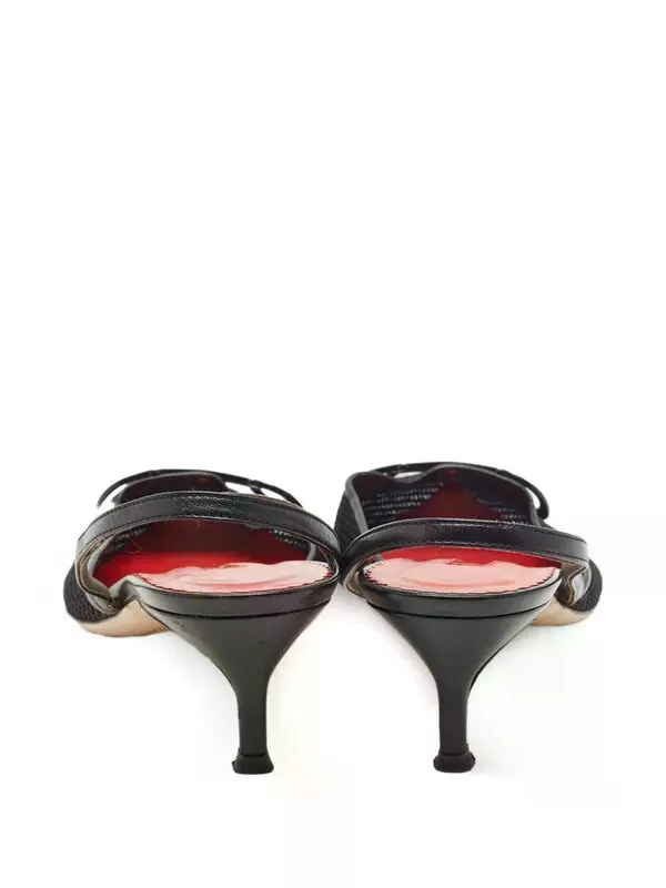 Carolina Herrera Mesh Slingback Pumps