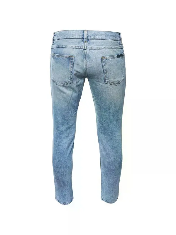 Dolce & Gabbana Angel Print Slim Fit Jeans