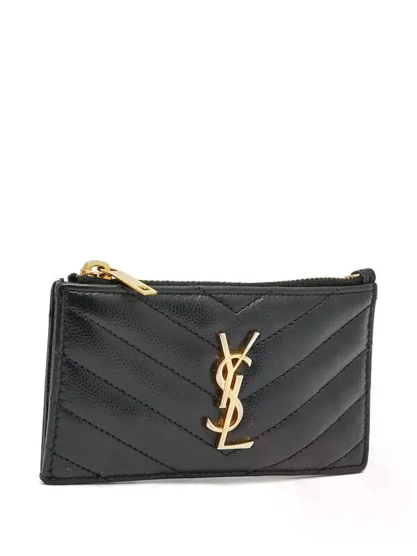 Saint Laurent 2021 Cassandre-logo Wallet