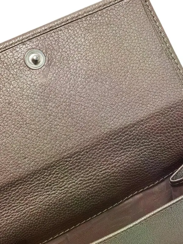 FERRAGAMO Vara Bow Leather Wallet - Brown