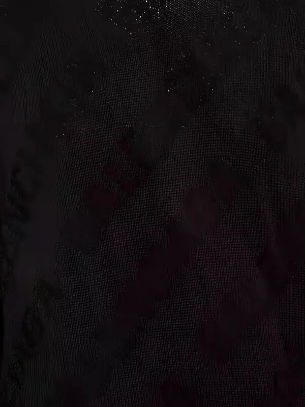 Balenciaga Cotton All-over Print Crewneck Sweater