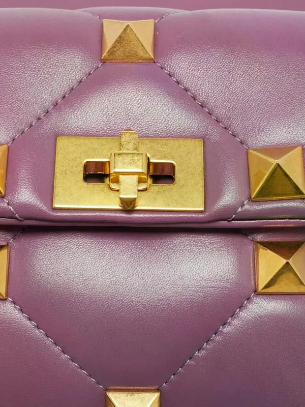 Valentino Garavani Roman Stud Quilted Tote Bag