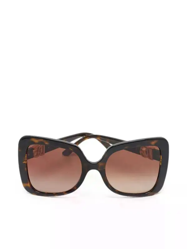Dolce & Gabbana Oversized Square Sunglasses - Brown