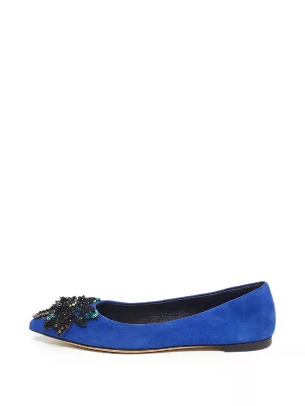 GIUSEPPE ZANOTTI Embellished Pointed-toe Pumps