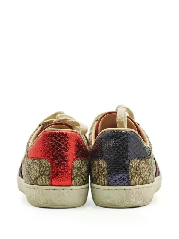 Gucci Ace Web Sneakers - Neutrals