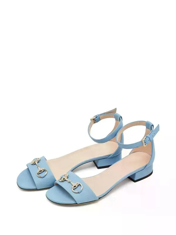 Gucci Horsebit Ankle-strap Sandals