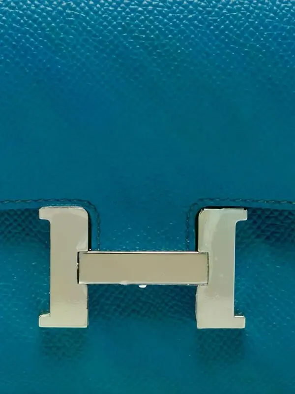 Hermès Constance Epsom Leather Wallet - Blue
