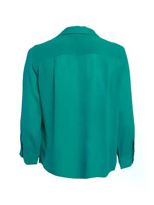 Alice + Olivia Draped Long-sleeve Blouse