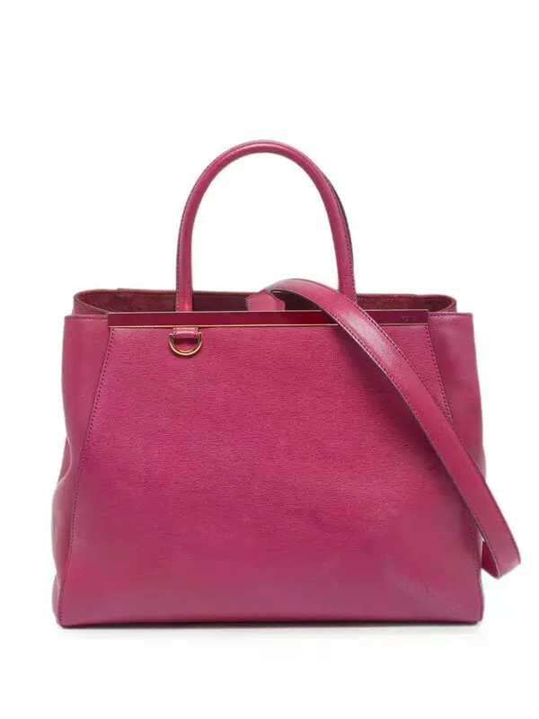 Fendi Medium 2jours Tote Bag - Pink