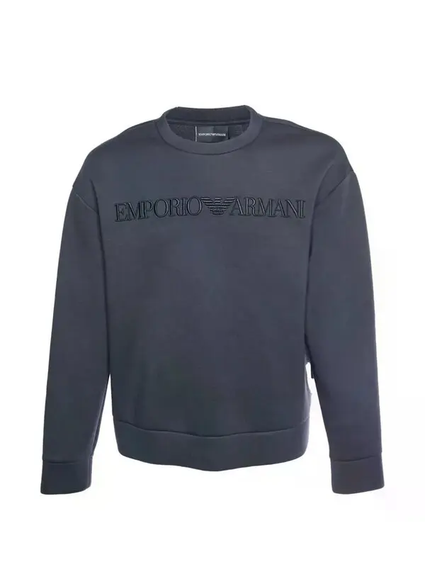 Emporio Armani Logo Embroidered Sweatshirt