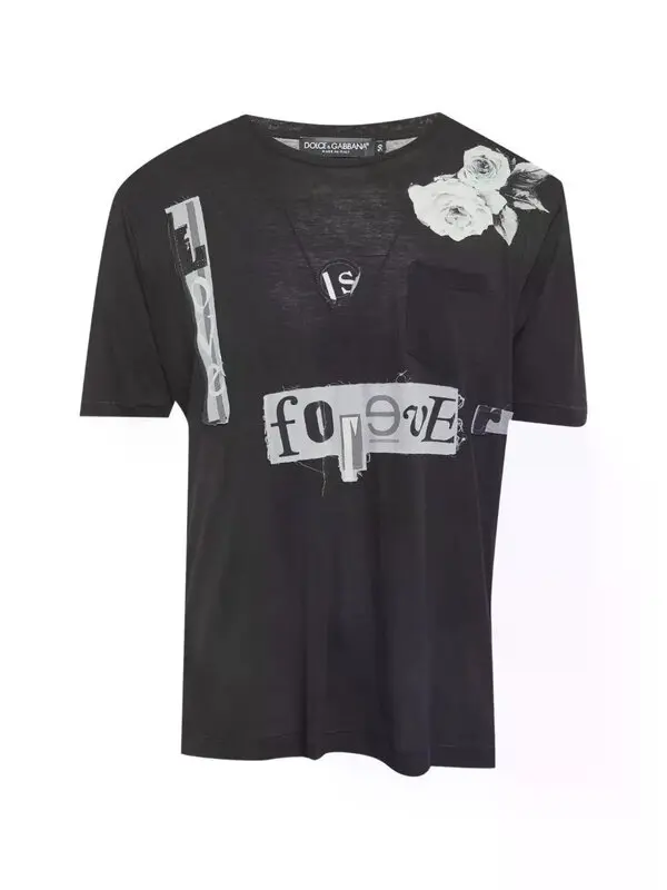 Dolce & Gabbana Patchwork Jersey T-shirt
