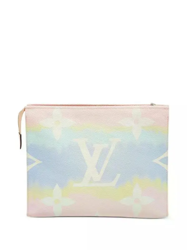 LOUIS VUITTON Monogram Escale Clutch Bag - Pink