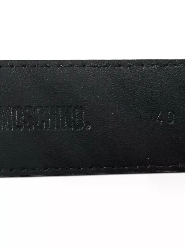 Moschino Plaque Belt