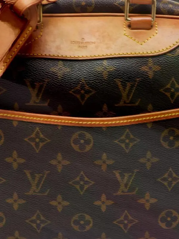 LOUIS VUITTON Monogram Canvas Deauville Handbag - Brown