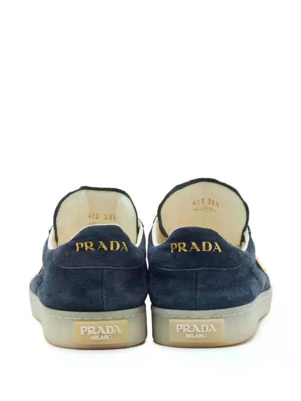 Prada Suede Lace-up Sneakers