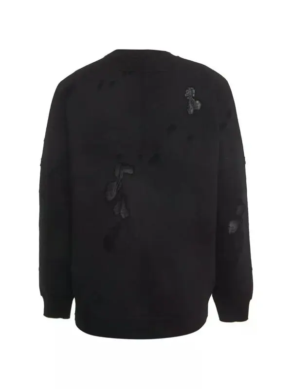 Givenchy Distressed Logo Sweatshirt
