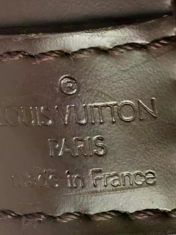 LOUIS VUITTON Alma Damier Ebene Tote Bag - Brown