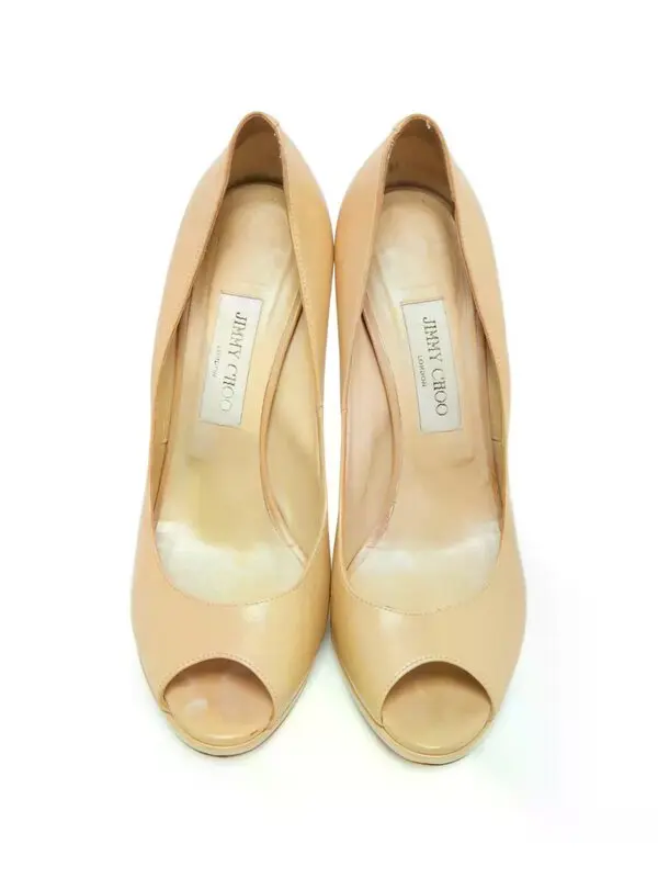 JIMMY CHOO Peep-toe Heeled Pumps