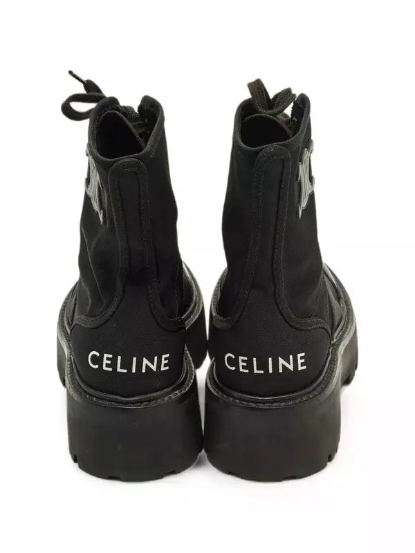 Celine Triomphe Combat Boots