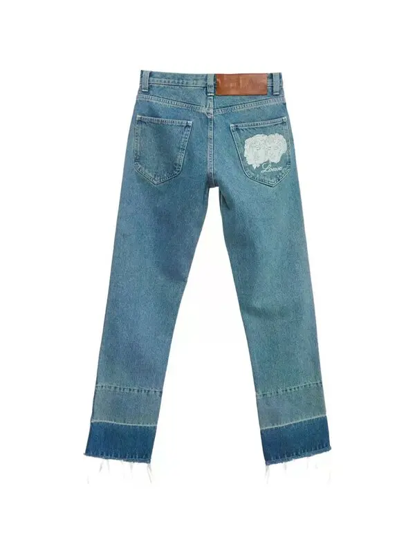 Loewe Embroidered Pocket Jeans