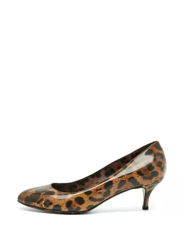 Dolce & Gabbana Leopard-print Patent Leather Pumps