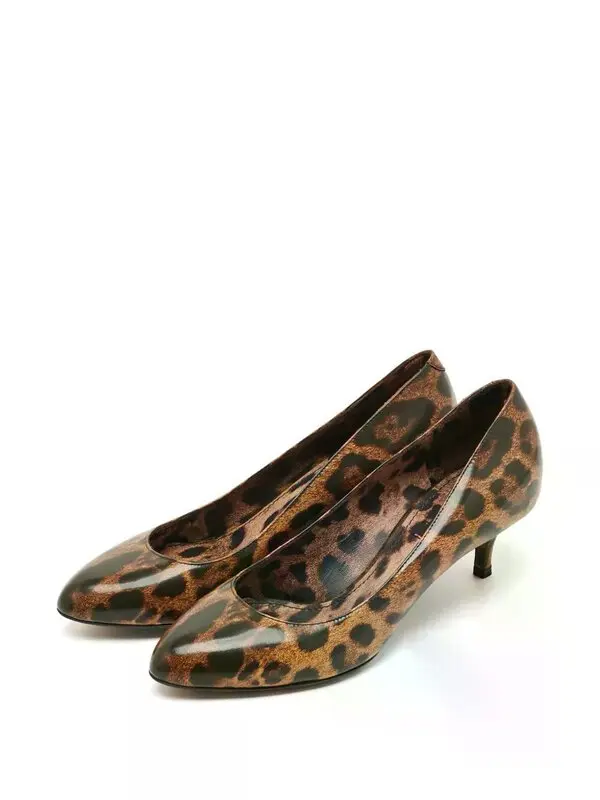 Dolce & Gabbana Leopard-print Patent Leather Pumps