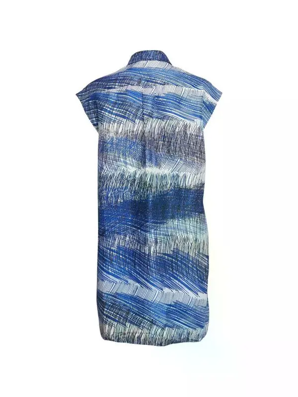 Kenzo Abstract Print Mini Shirt Dress