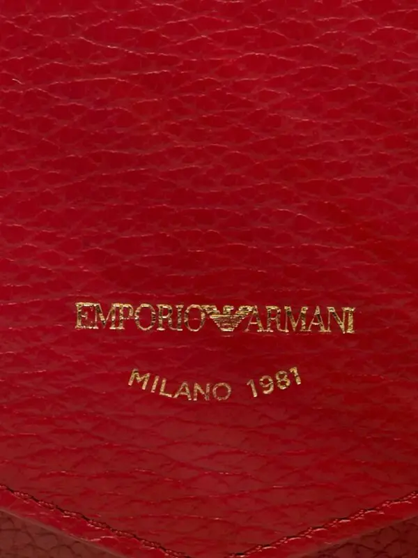 Emporio Armani Envelope Crossbody Bag - Red