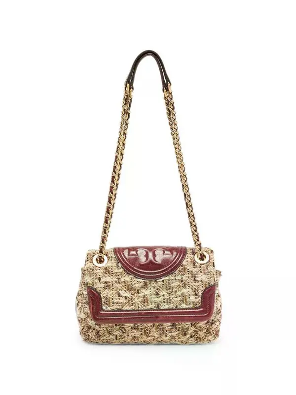 Tory Burch Small Fleming Shoulder Bag - Neutrals