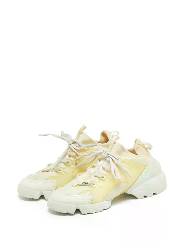 Dior D-connect Lace-up Sneakers - Neutrals
