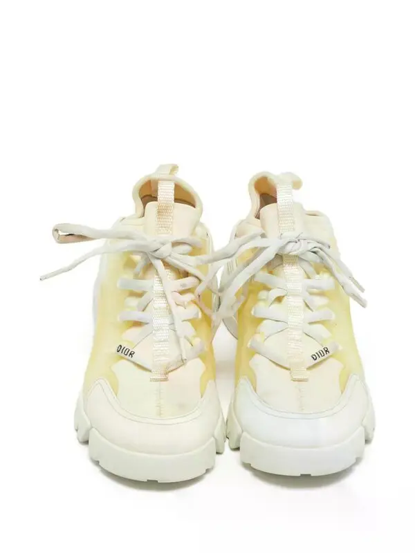Dior D-connect Lace-up Sneakers - Neutrals